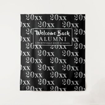 Class Reunion Class Year Backdrop Photo Prop | Zazzle