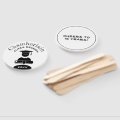 Class Reunion Classy Black White Custom Hand Fan | Zazzle