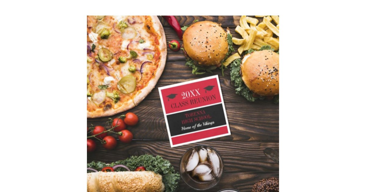 Class Reunion! CUSTOMIZE Your Reunion NAPKINS | Zazzle