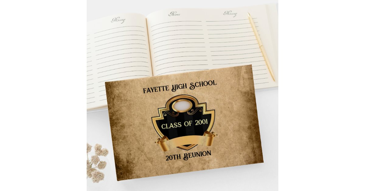 Class Reunion Guest Book | Zazzle