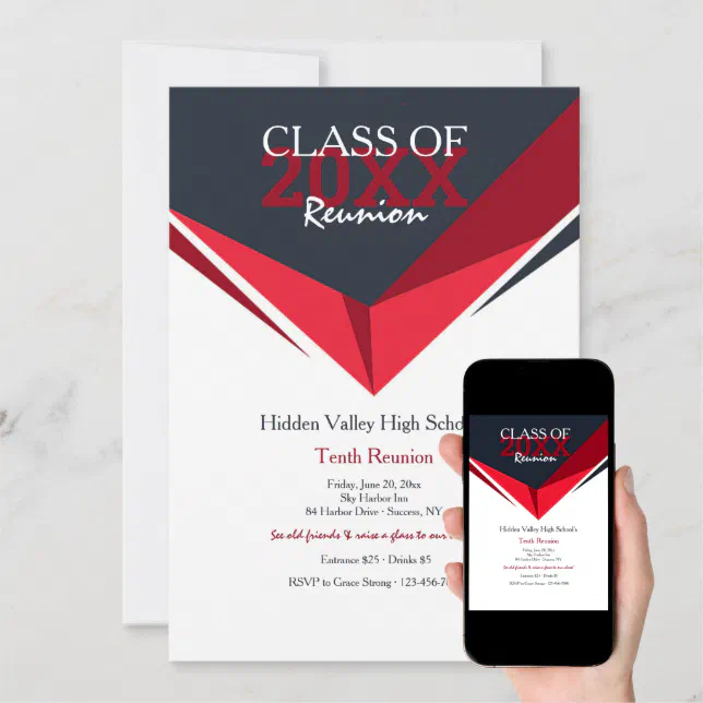 Class Reunion Invitation | Zazzle
