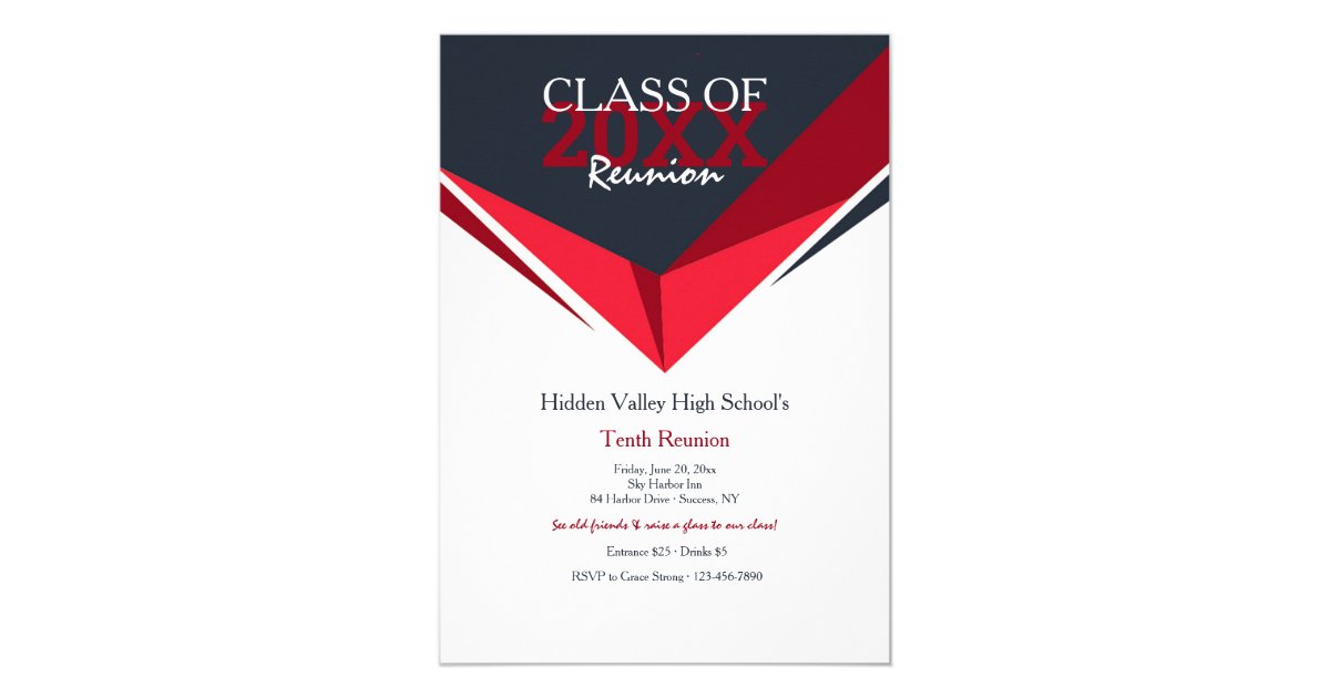 Class Reunion Invitation | Zazzle.com