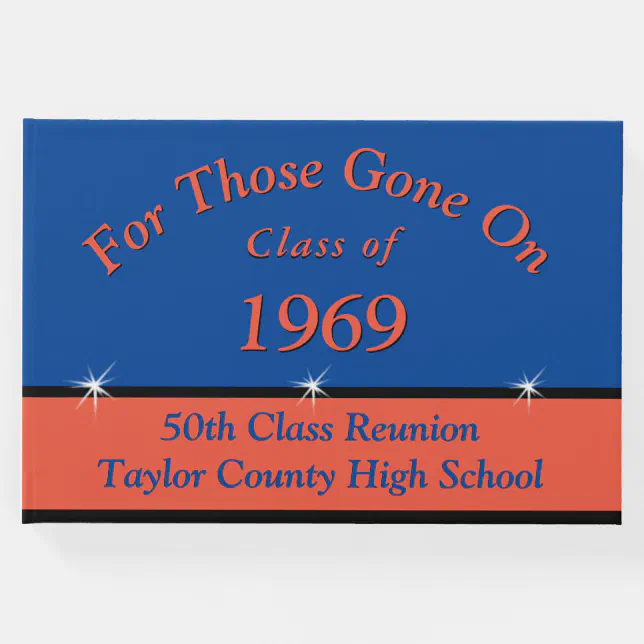 Class Reunion Memorial Book for Deceased Classmate | Zazzle