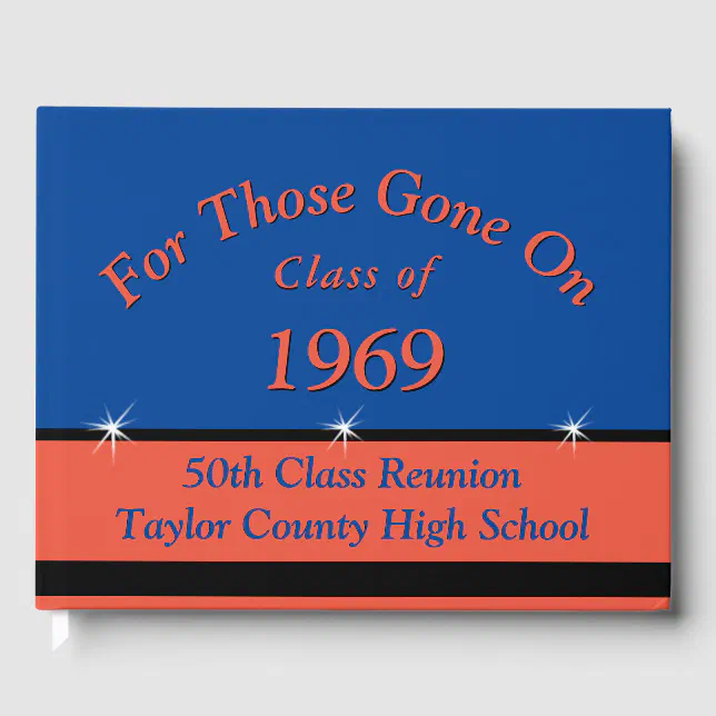 Class Reunion Memorial Book for Deceased Classmate | Zazzle