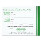 Class Reunion Response Card | Zazzle.com