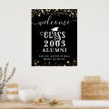 Class Reunion Welcome Class Year Alumni Typography Poster | Zazzle
