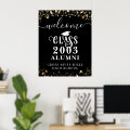 Class Reunion Welcome Class Year Alumni Typography Poster | Zazzle
