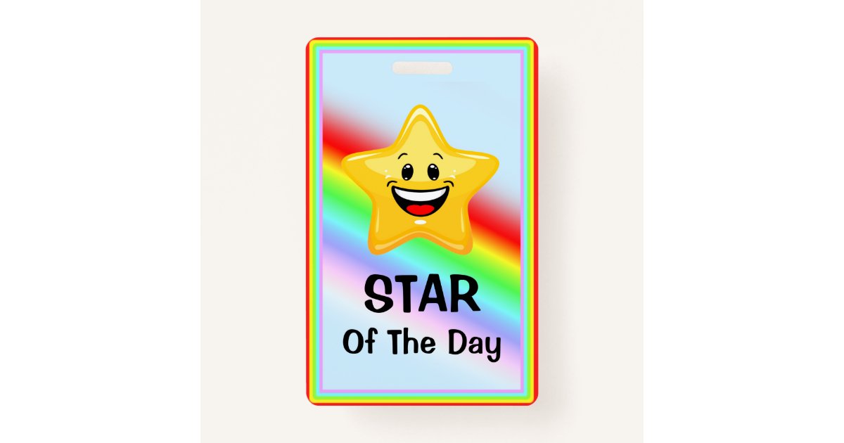 Class Star Award Badge | Zazzle