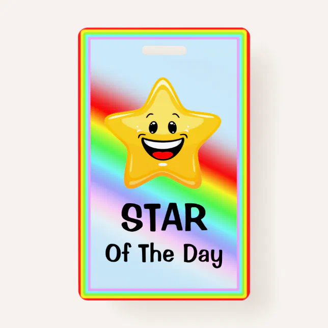 Class Star Award Badge | Zazzle