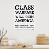 Class Warfare Poster | Zazzle
