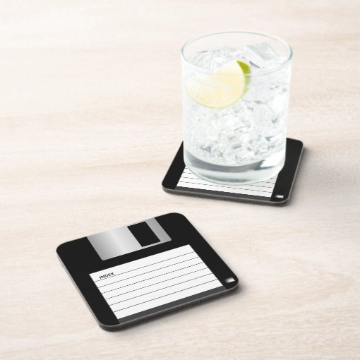 Classic 3.5" Floppy Disk Coasters | Zazzle