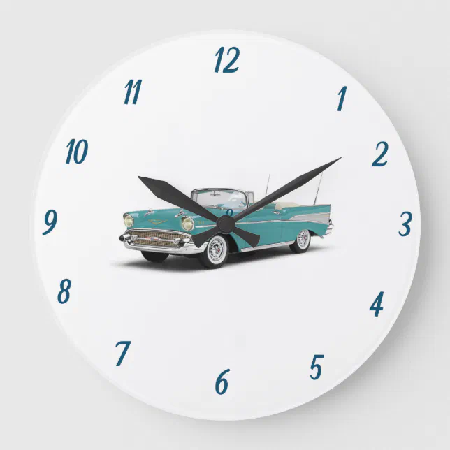 CLASSIC 57 CHEVY**** CLOCK | Zazzle