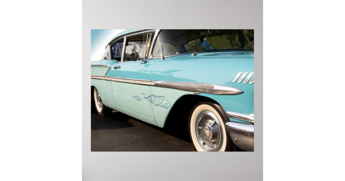 Classic 58 Chevy Poster | Zazzle