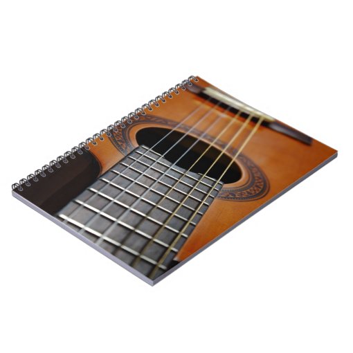 Classic Acoustic Guitar Notebook | Zazzle