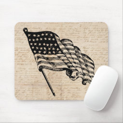 Classic American Flag Mouse Pad | Zazzle