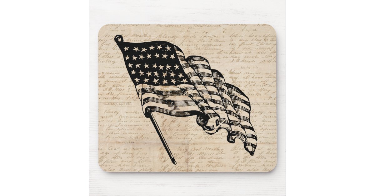 Classic American Flag Mouse Pad | Zazzle