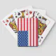 Classic American Flag Playing Cards Gift | Zazzle