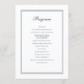 Classic and Simple Elegant Wedding Program | Zazzle