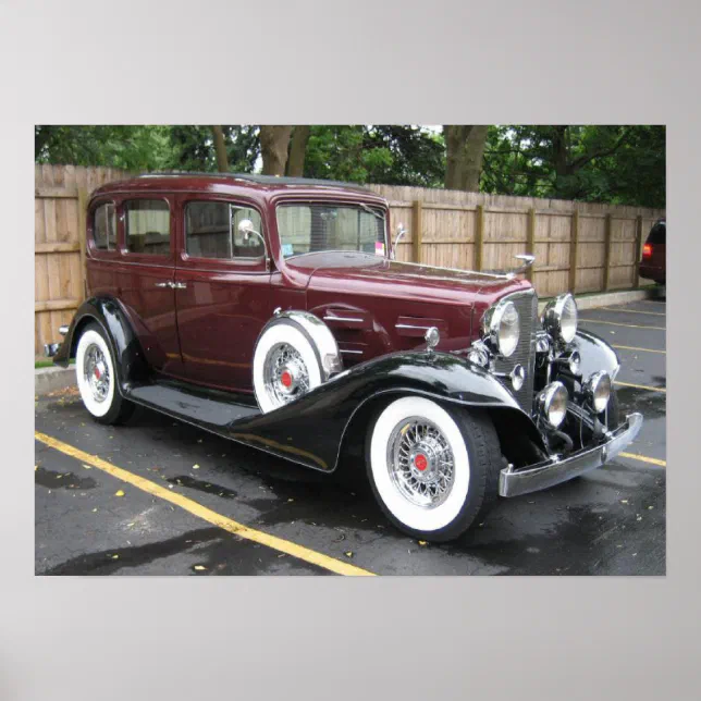 Classic Auto Poster | Zazzle