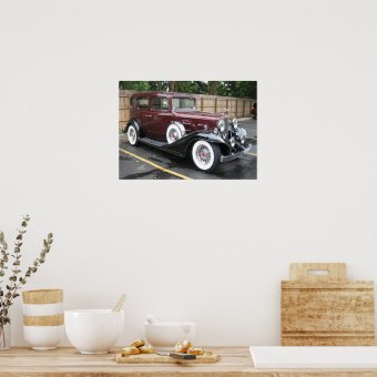 Classic Auto Poster | Zazzle