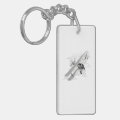 Classic Aviation Biplane Keychain | Zazzle