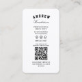 Classic Barbershop Barber Red White Blue Modern Business Card | Zazzle