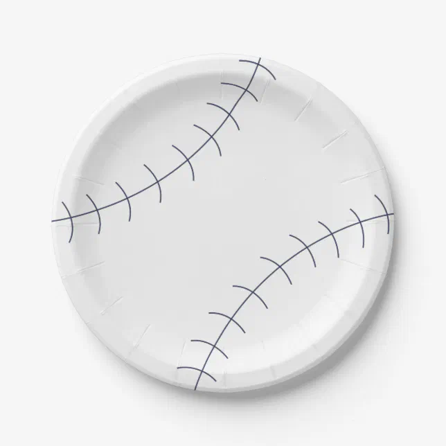 Classic Baseball Party Plates | Zazzle