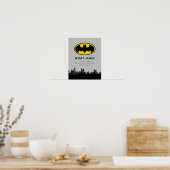 Classic Batman Symbol | New Baby Birth Stats Poster | Zazzle