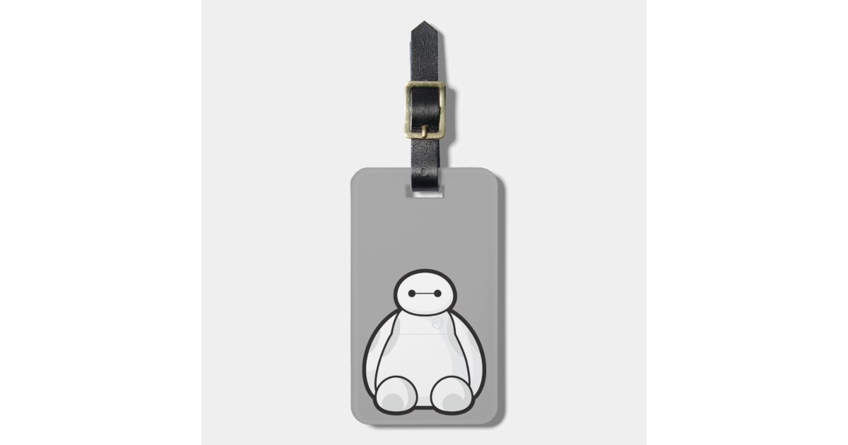 Classic Baymax Sitting Graphic Luggage Tag | Zazzle