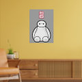 Classic Baymax Sitting Graphic Poster | Zazzle