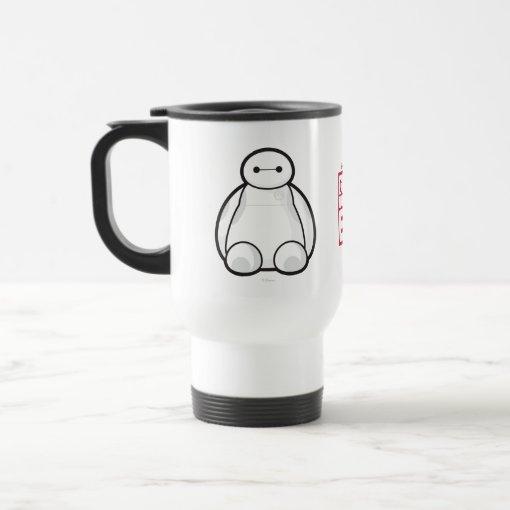 Classic Baymax Sitting Graphic Travel Mug | Zazzle
