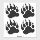 Classic Bear Claw Sticker | Zazzle