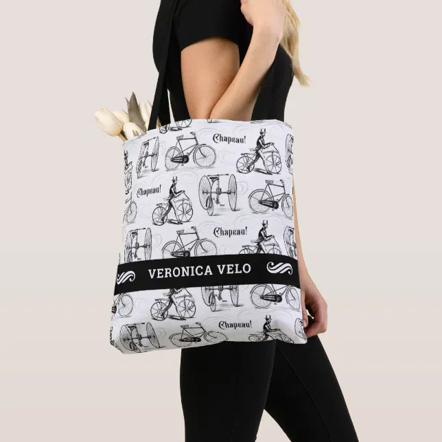 Classic Bicycle Enthusiast or Vintage Bike Shop Tote Bag | Zazzle