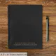 Classic Black and Gold Spiral Notebook | Zazzle
