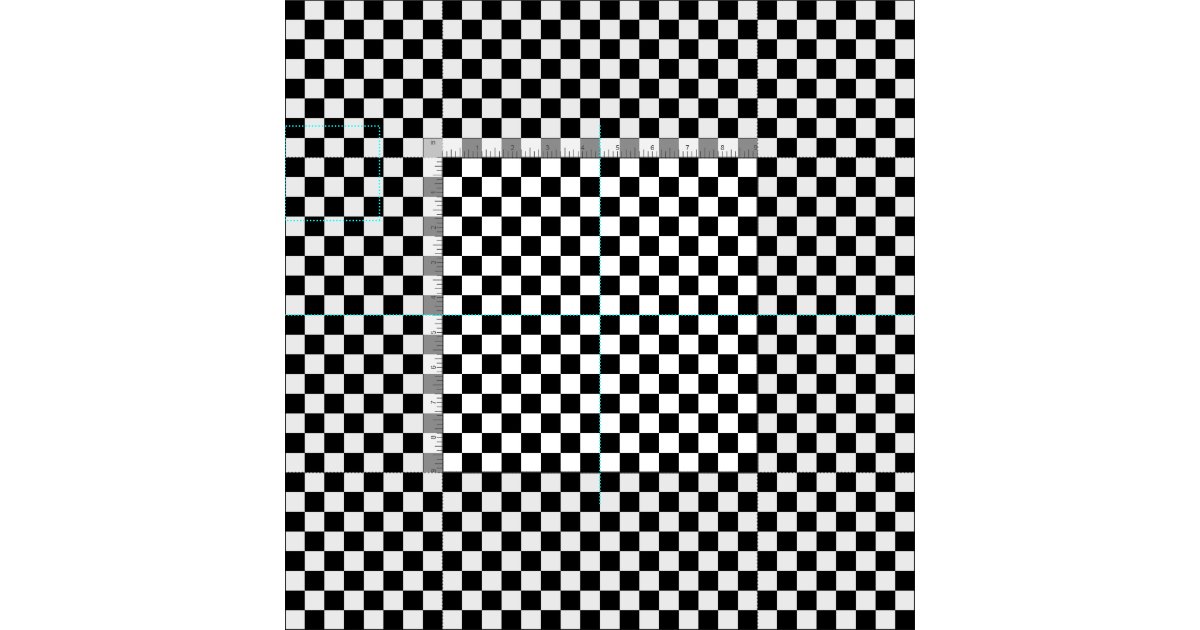 Classic Black and White Checkered Pattern Fabric | Zazzle