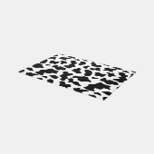Classic Black and White Cow Print Area Rug - 7x5 | Zazzle