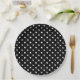 Classic Black and White Polka Dots Party Paper Plates | Zazzle