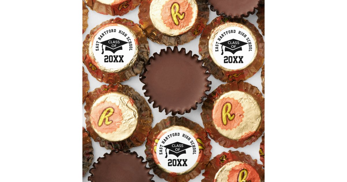 Classic Black Personalized Graduation Candy Ideas | Zazzle