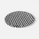 Classic Black & White Checker Paper Plates | Zazzle
