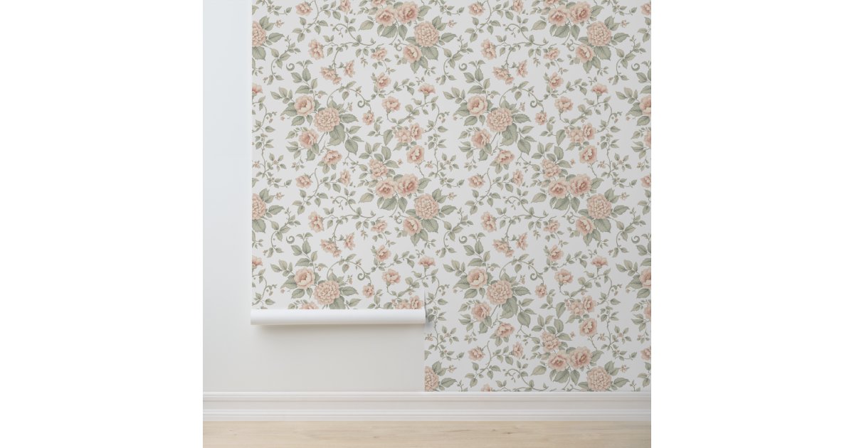 Classic Bloom Wallpaper | Zazzle