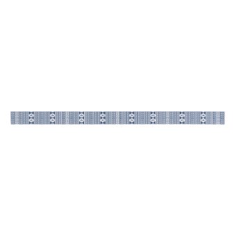 Classic Blue Aztec Tribal Print Geometric Pattern Grosgrain Ribbon | Zazzle
