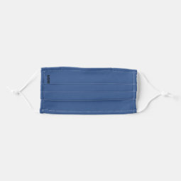 Classic Blue Cloth Face Mask Cover | Zazzle