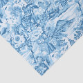 Classic Blue Toile Landscape Tissue Paper | Zazzle
