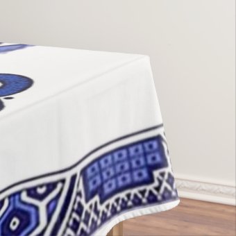 Classic Blue Willow China Design Tablecloth | Zazzle