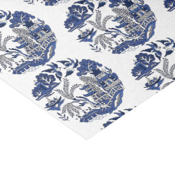 Classic Blue Willow Design Tissue Paper | Zazzle
