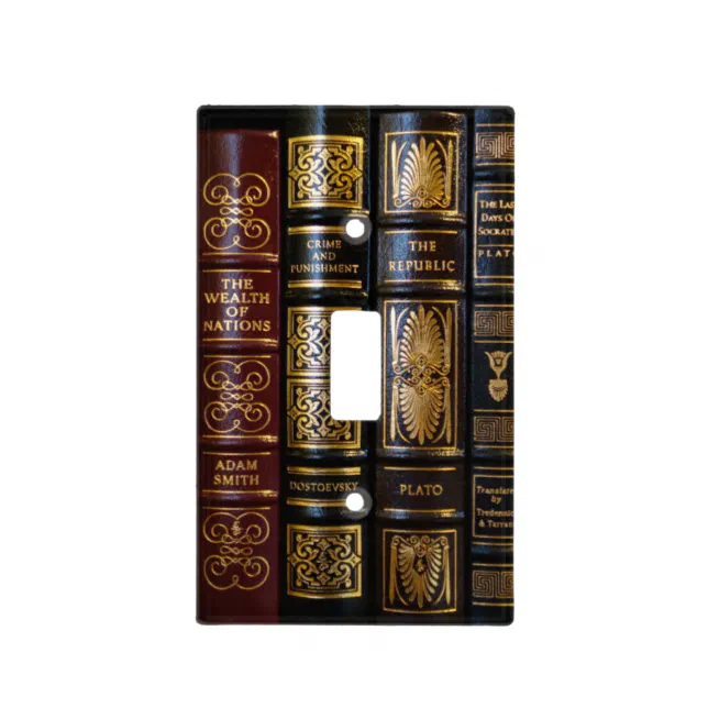 classic books light switch cover | Zazzle