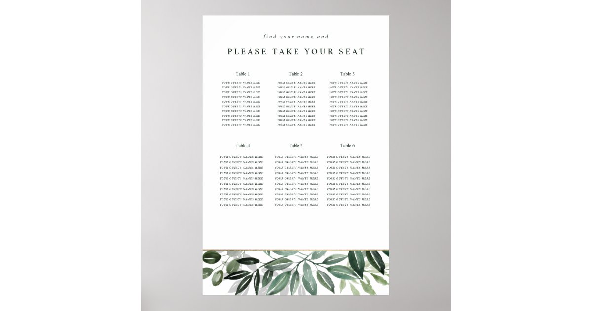 Classic botanical design poster | Zazzle