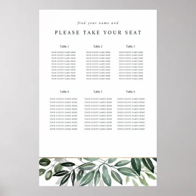Classic botanical design poster | Zazzle
