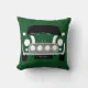 Classic British Racing Green Austin Mini Cooper Throw Pillow | Zazzle