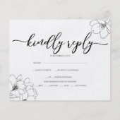 Classic/Budget/ RSVP card. Flyer | Zazzle